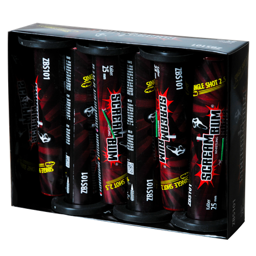 Scream Bum Single Shot 2.5 ZBS101 F2 24/6 | Pirotechnika amatorska ...